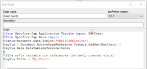 Call Tables with IronPython in Spotfire » The Analytics Corner