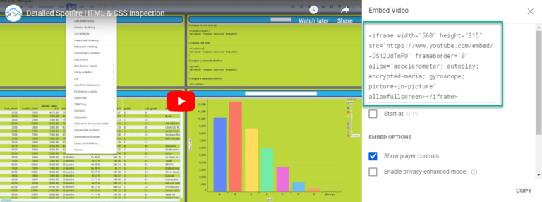 How to Add Video to Spotfire Text Areas – The Analytics Corner