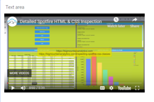 How to Add Video to Spotfire Text Areas – The Analytics Corner