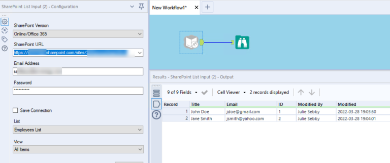 Alteryx Sharepoint List Input Tool Produces Nulls The Analytics Corner