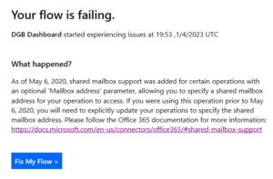 How to Fix A Common Shared Inbox Trigger Error – The Analytics Corner
