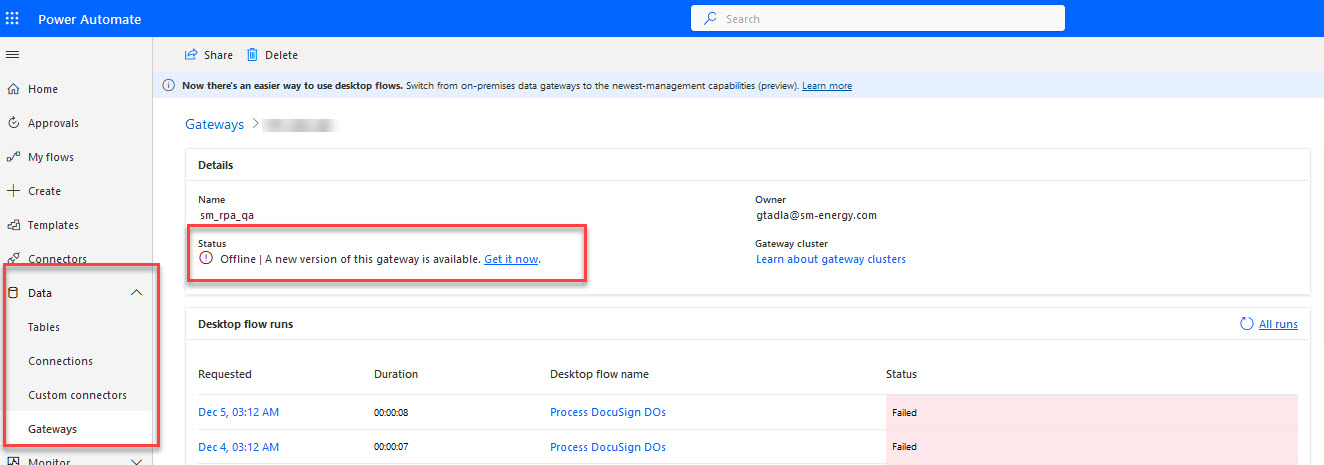 How To Fix Data Gateway Error In Power Automate The Analytics Corner